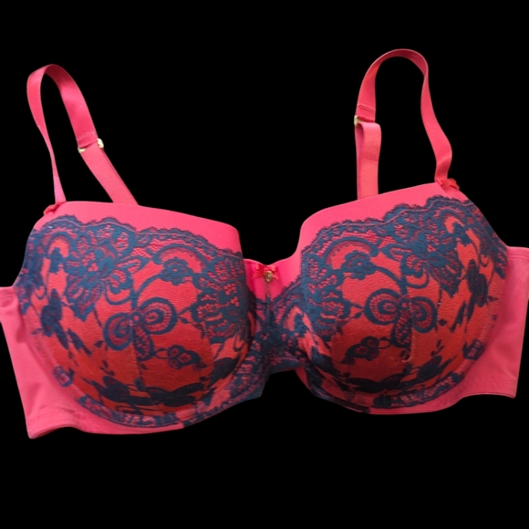 Cacique | Intimates & Sleepwear | Cacique Red And Black Lace Bra With ...